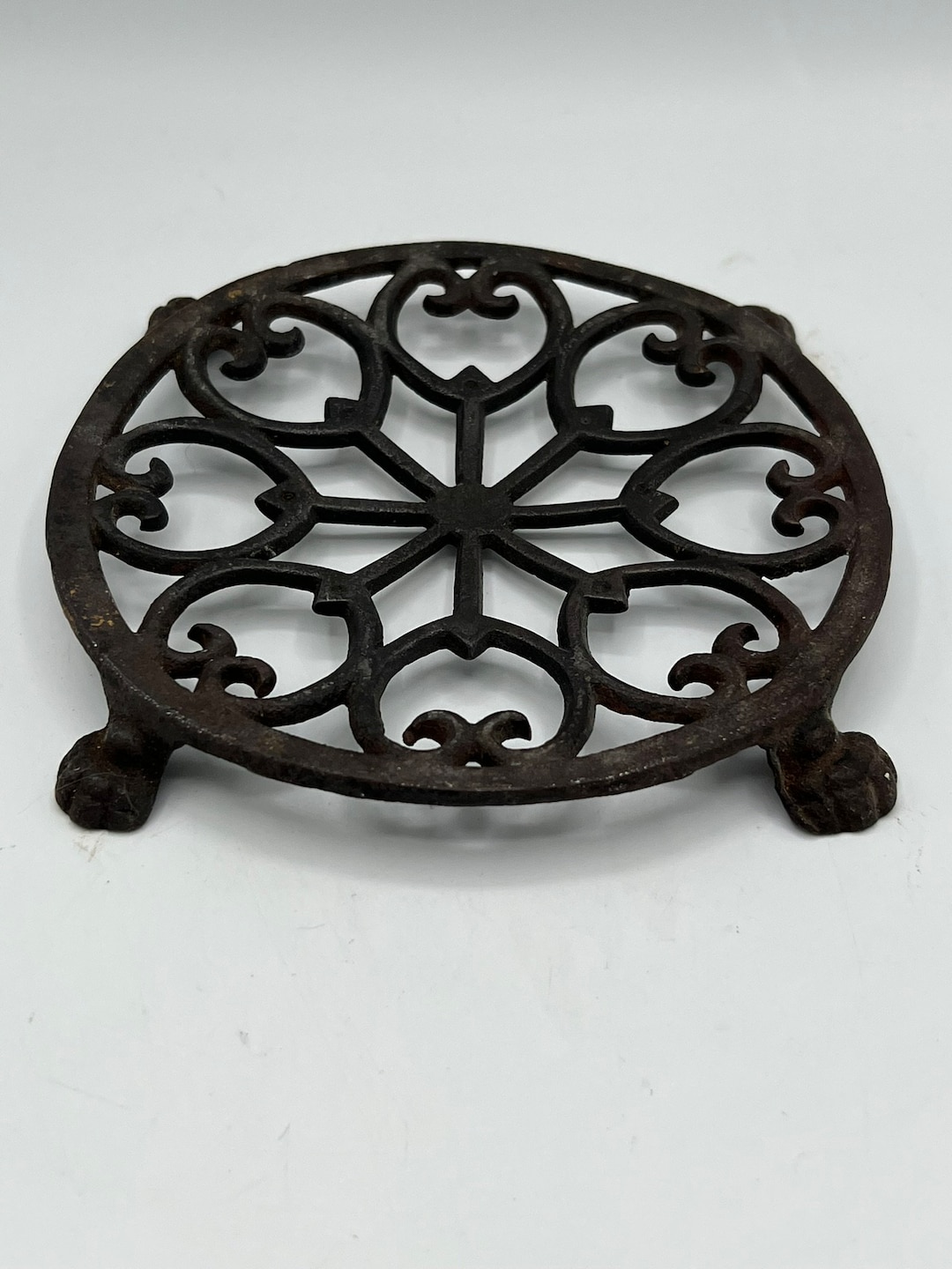 Decorative Trivet -- Cast Iron - Heavy and so Elegant - Made in Japan ...