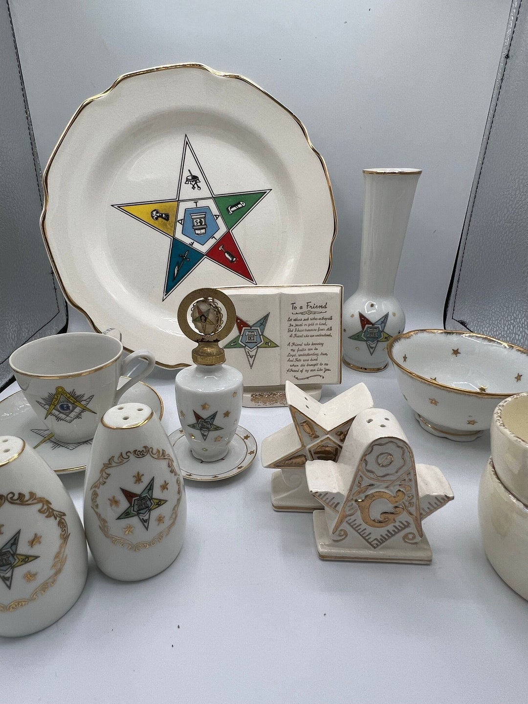 Vintage Order of the Eastern Star - Various Collectibles!! Items Sold ...