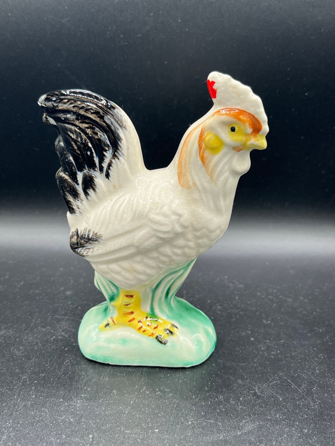 Rustic Rooster Figurine: Farmhouse Country Decor - Etsy