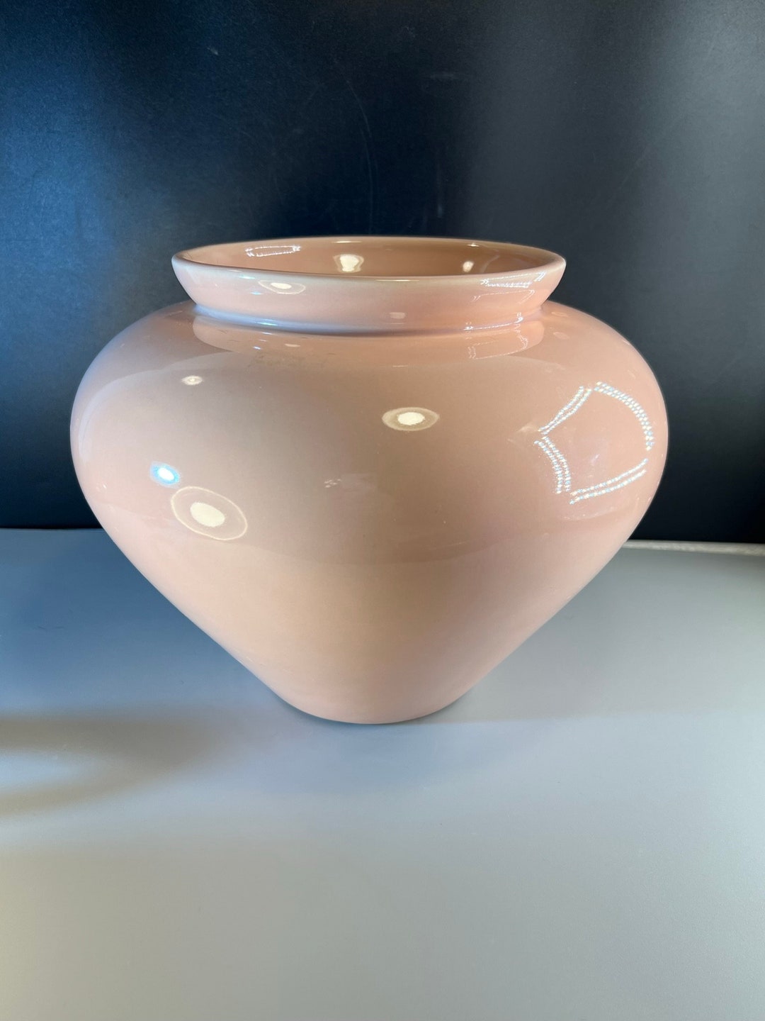Vintage Haeger Light Pink Vase: 1950s Round Lipped Decor - Etsy