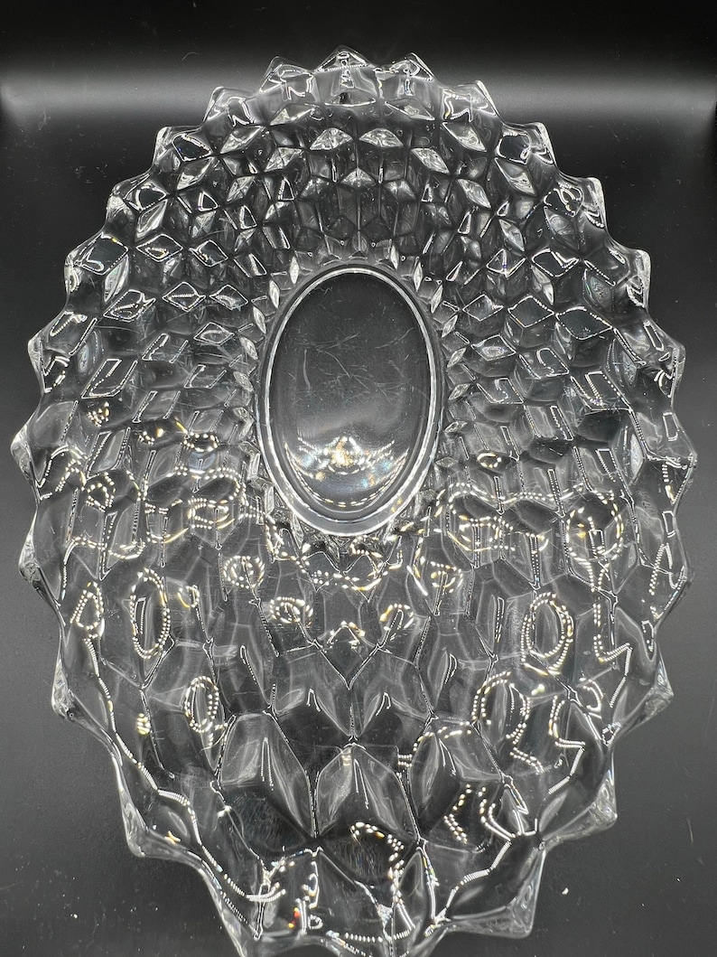 Vintage American Clear stem 2056 by FOSTORIA Optic Block - Etsy