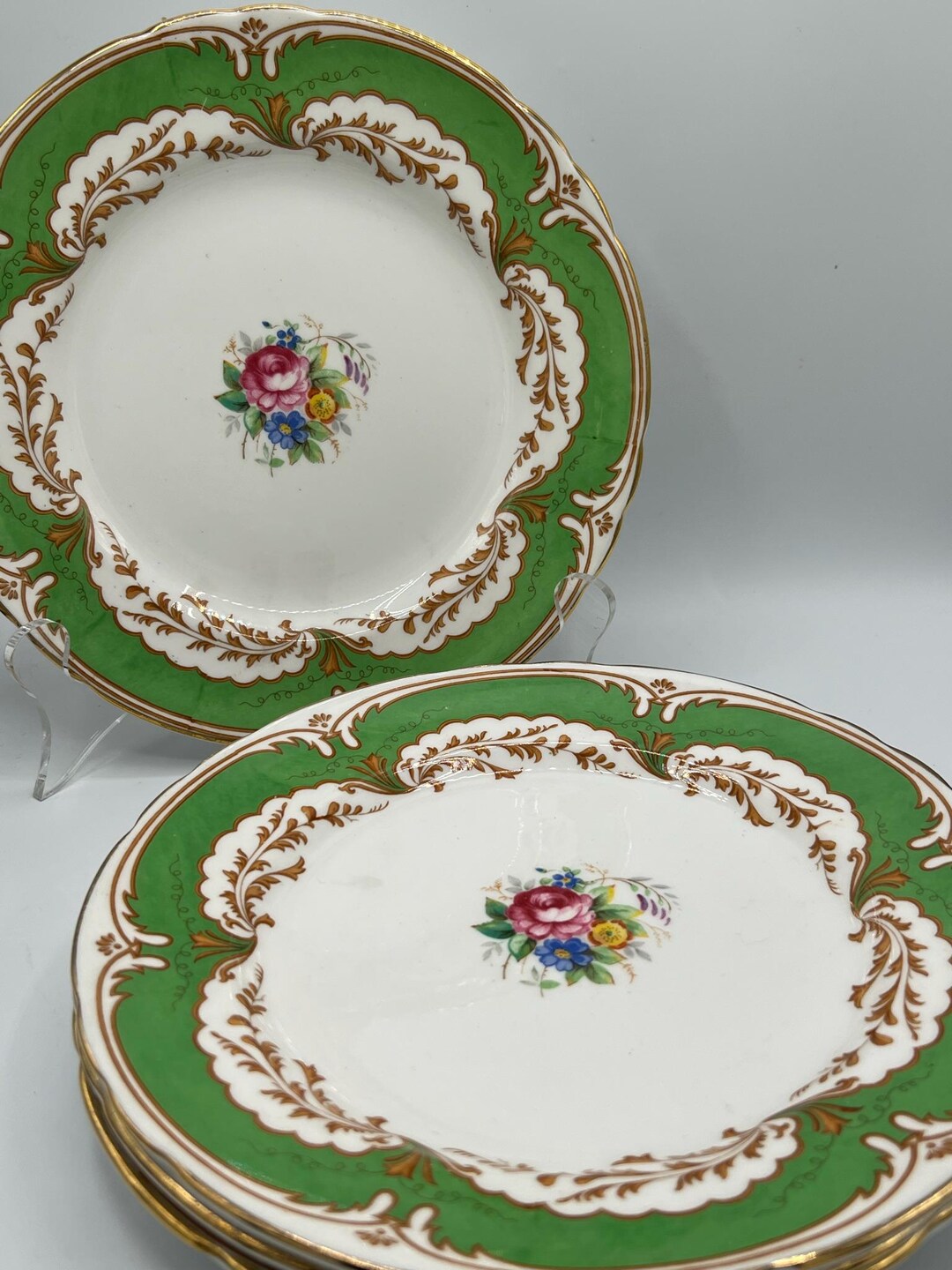 Pretty Dessert / Appetizer / Salad Plates - Vintage - so Amazing! Set ...