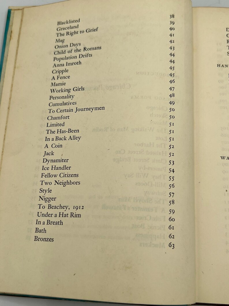 Hardcover Edition of Poems of the Midwest by Carl Sandburg - Two ...
