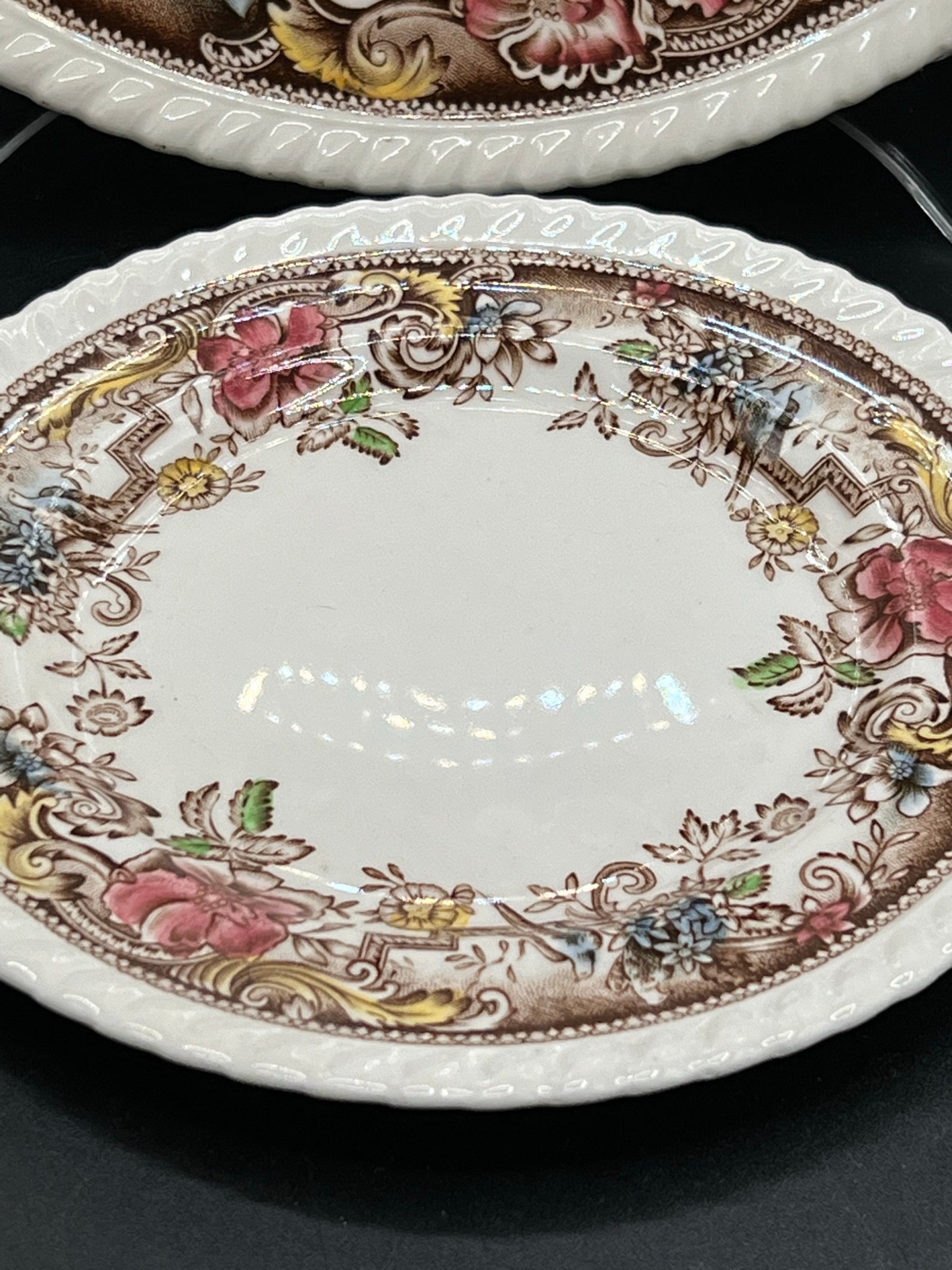 Vintage Johnson Brothers Devonshire Brown Multicolor Pattern - Etsy