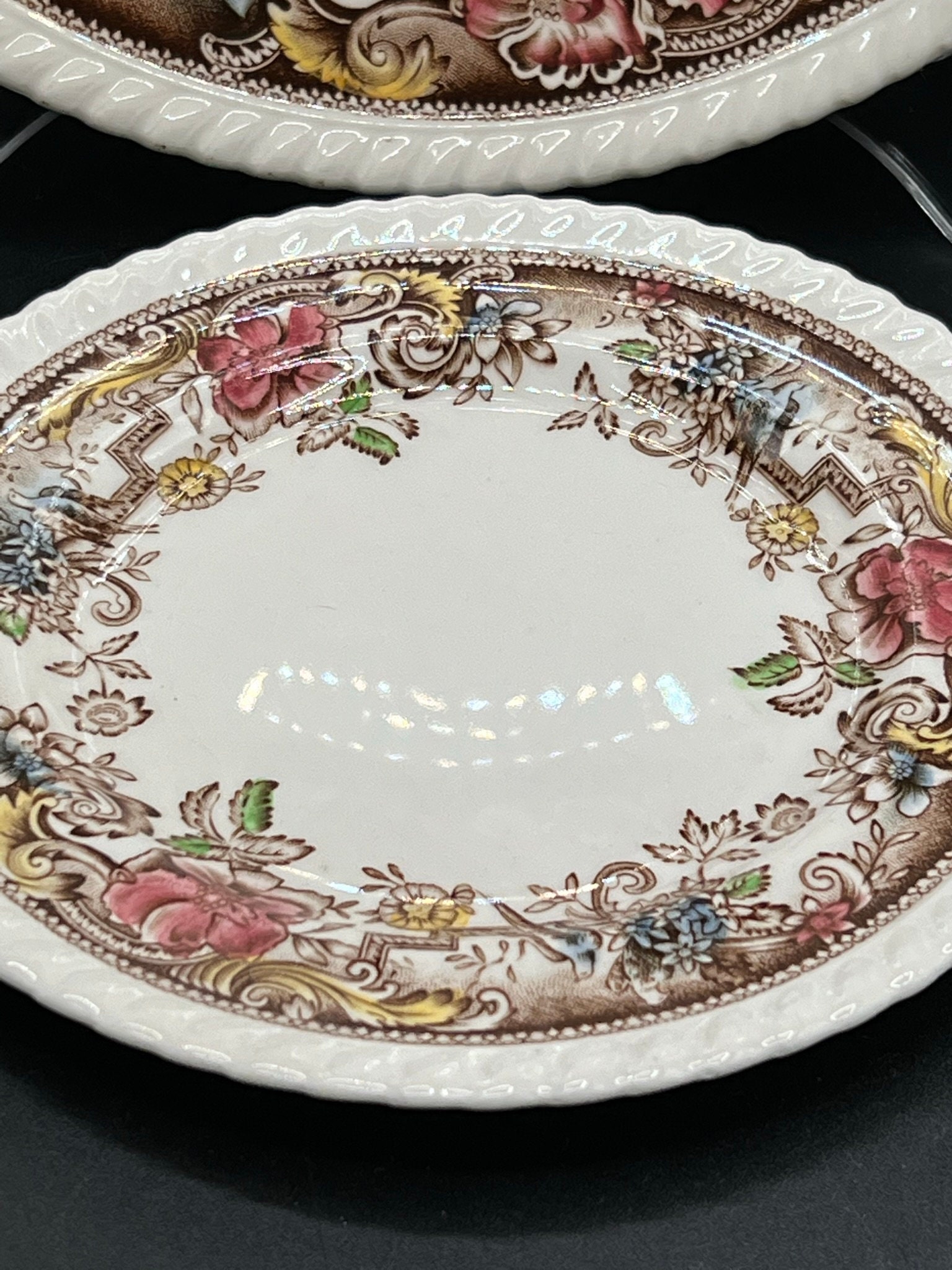 Vintage Johnson Brothers Devonshire Brown Multicolor Pattern - Etsy