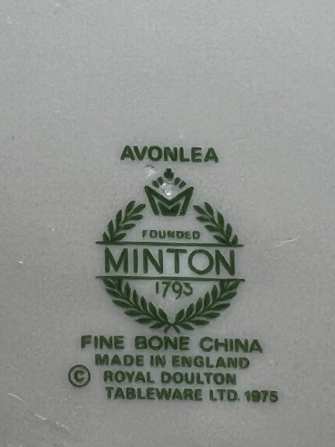 Vintage Minton Fine Bone China England Avonlea Pattern - Etsy