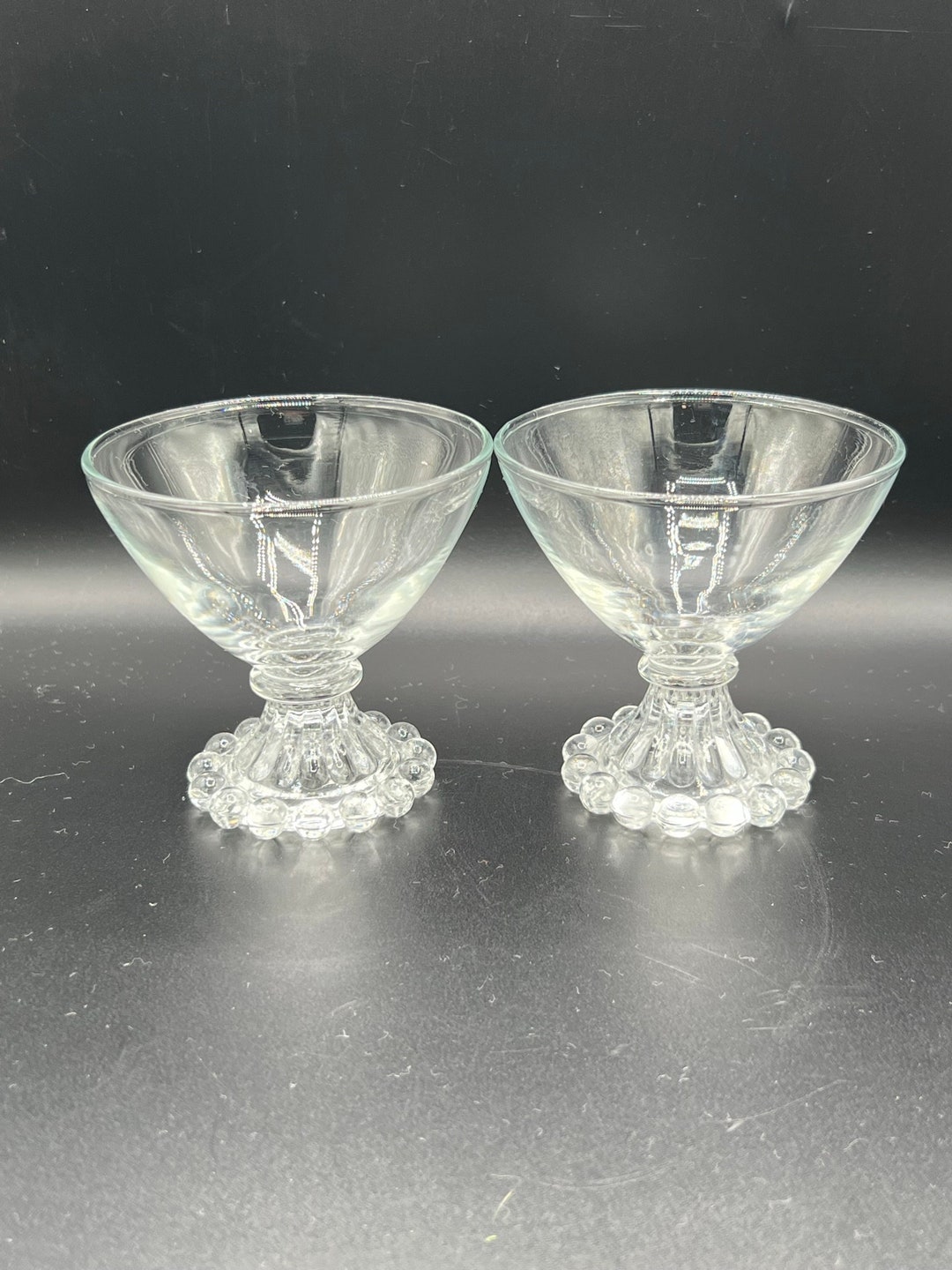 Vintage Anchor Hocking Boopie Sherbet Glasses - Set of 2 - Etsy