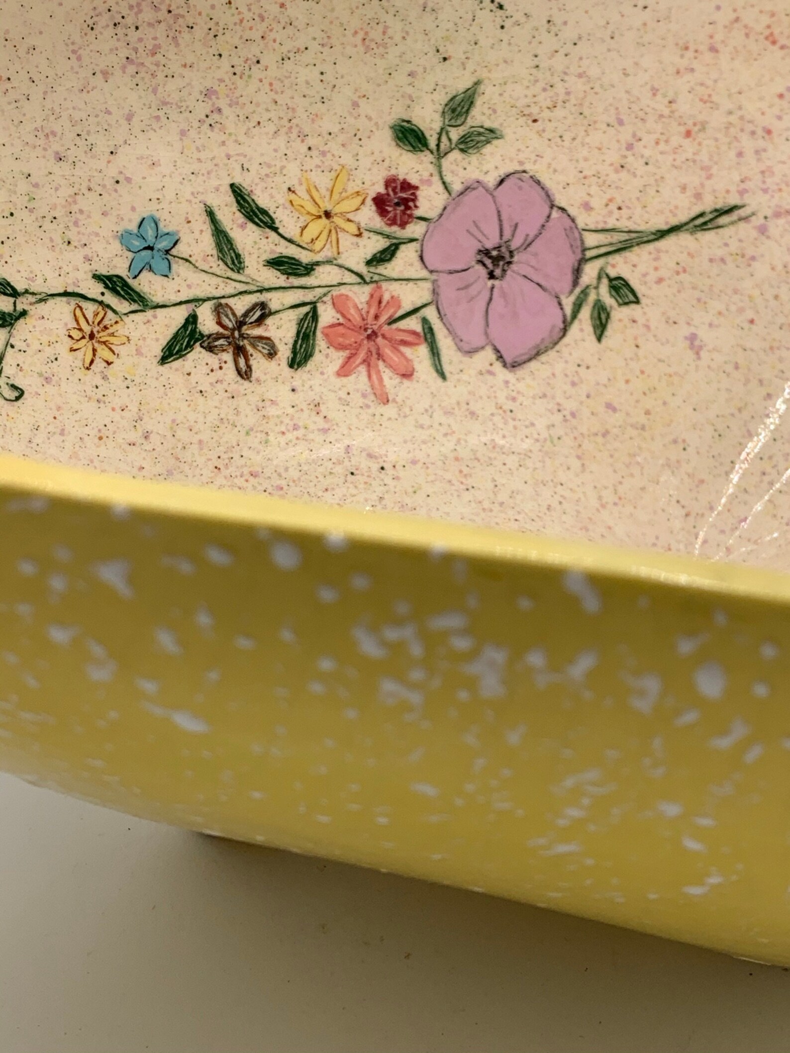 Rare Creek Turn Pottery Vintage Kidney Shaped Bowl Yellow | Etsy