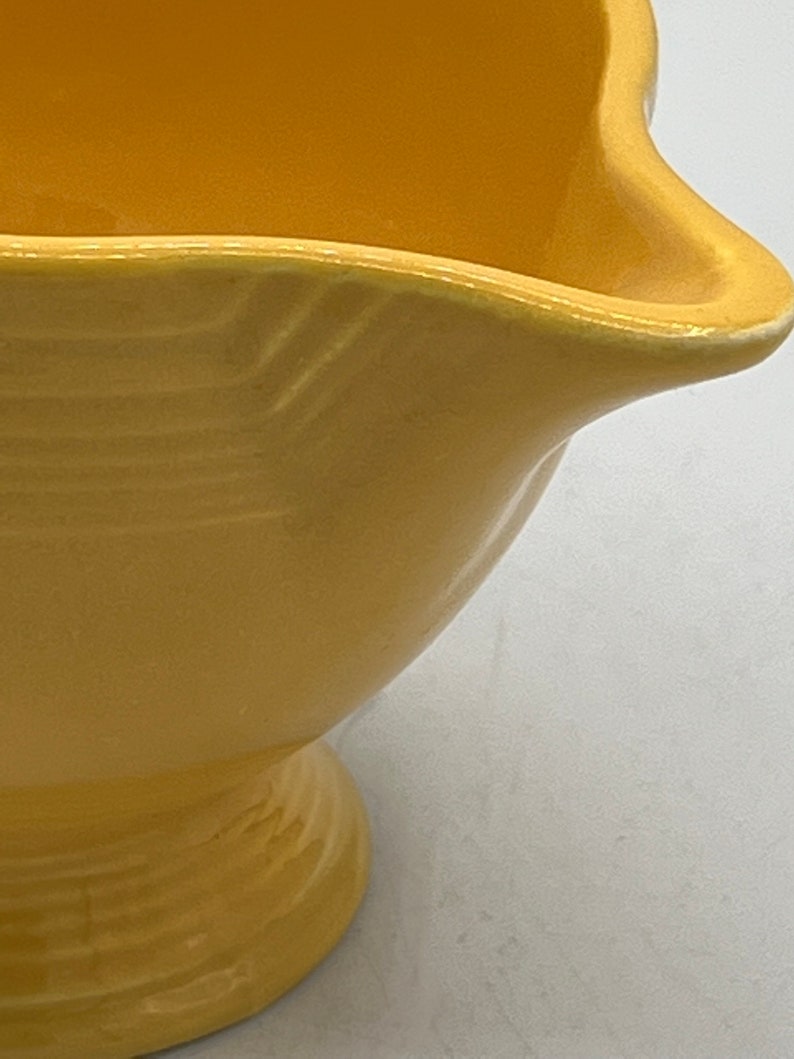 Fiesta Ware Yellow / Light Gold Loop Handle Creamer - Etsy