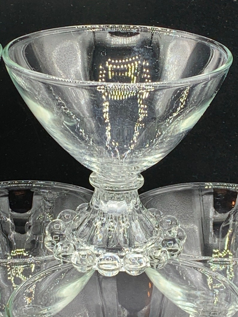 Vintage Anchor Hocking boopie Glasses Clear - Etsy