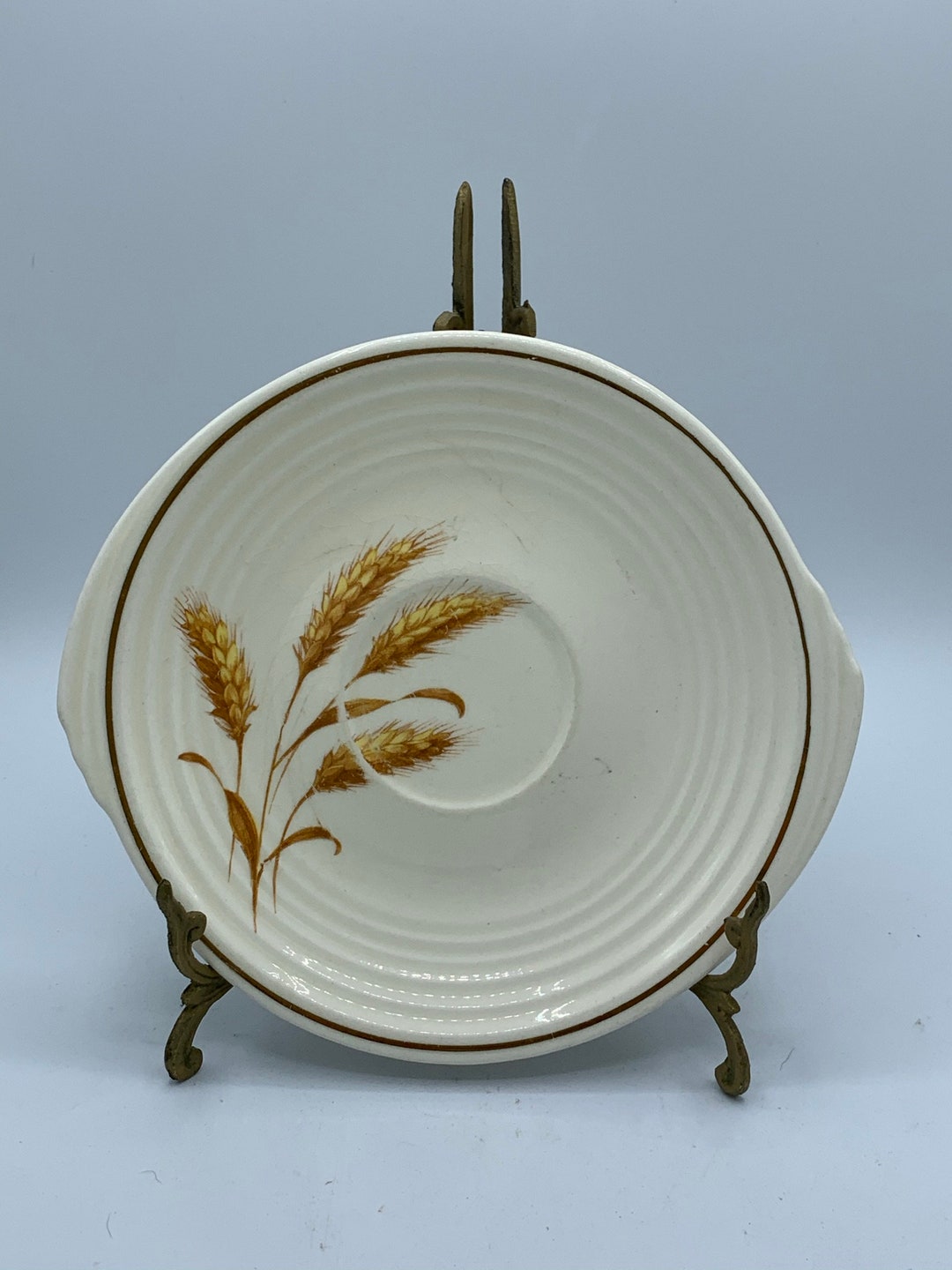 Edwin Knowles China - Yorktown Shape Saucer - 36-10 - Set of 2 - Golden ...