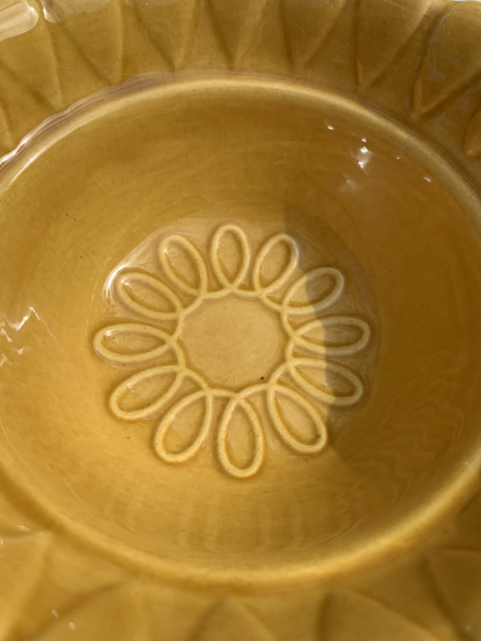 Vintage California USA Pottery L56 Yellow Bowl Retro Candy - Etsy