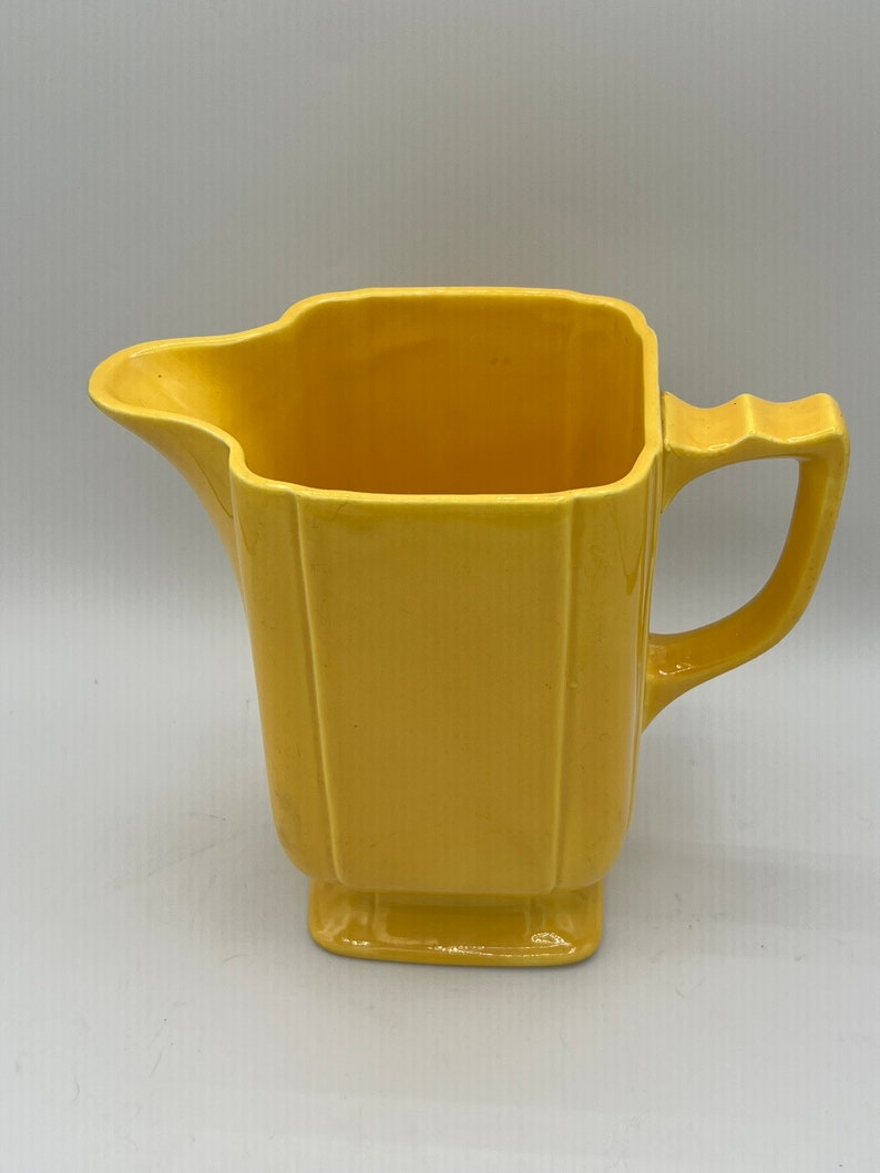 Vintage Homer Laughlin Riviera Yellow Open Batter Jug - Make Some ...