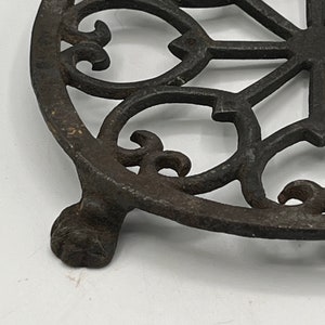 Decorative Trivet -- Cast Iron - Heavy and so Elegant - Made in Japan ...
