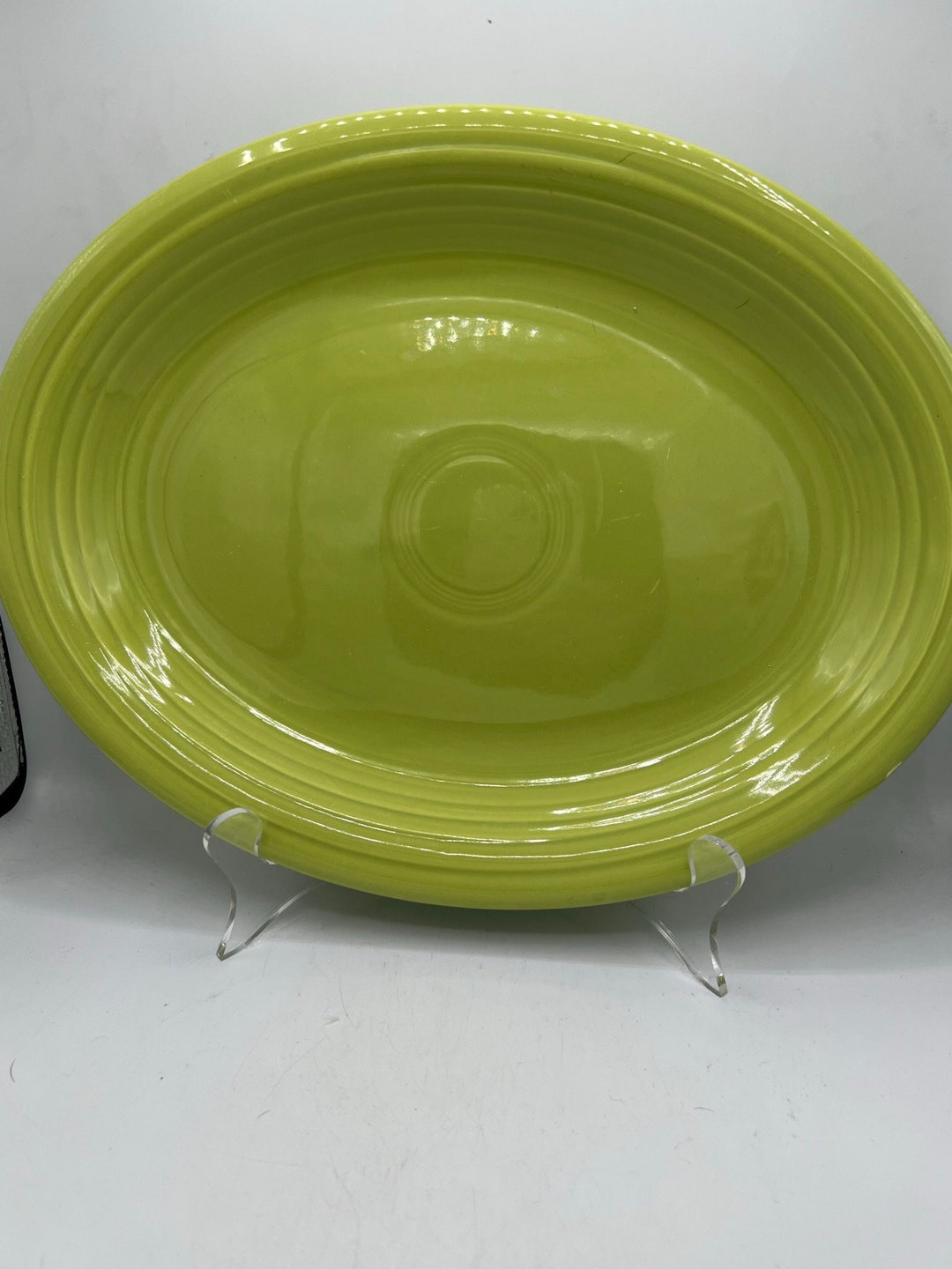 Fiestaware CHARTREUSE Large Oval Platter LTD Edition Only Produced in ...