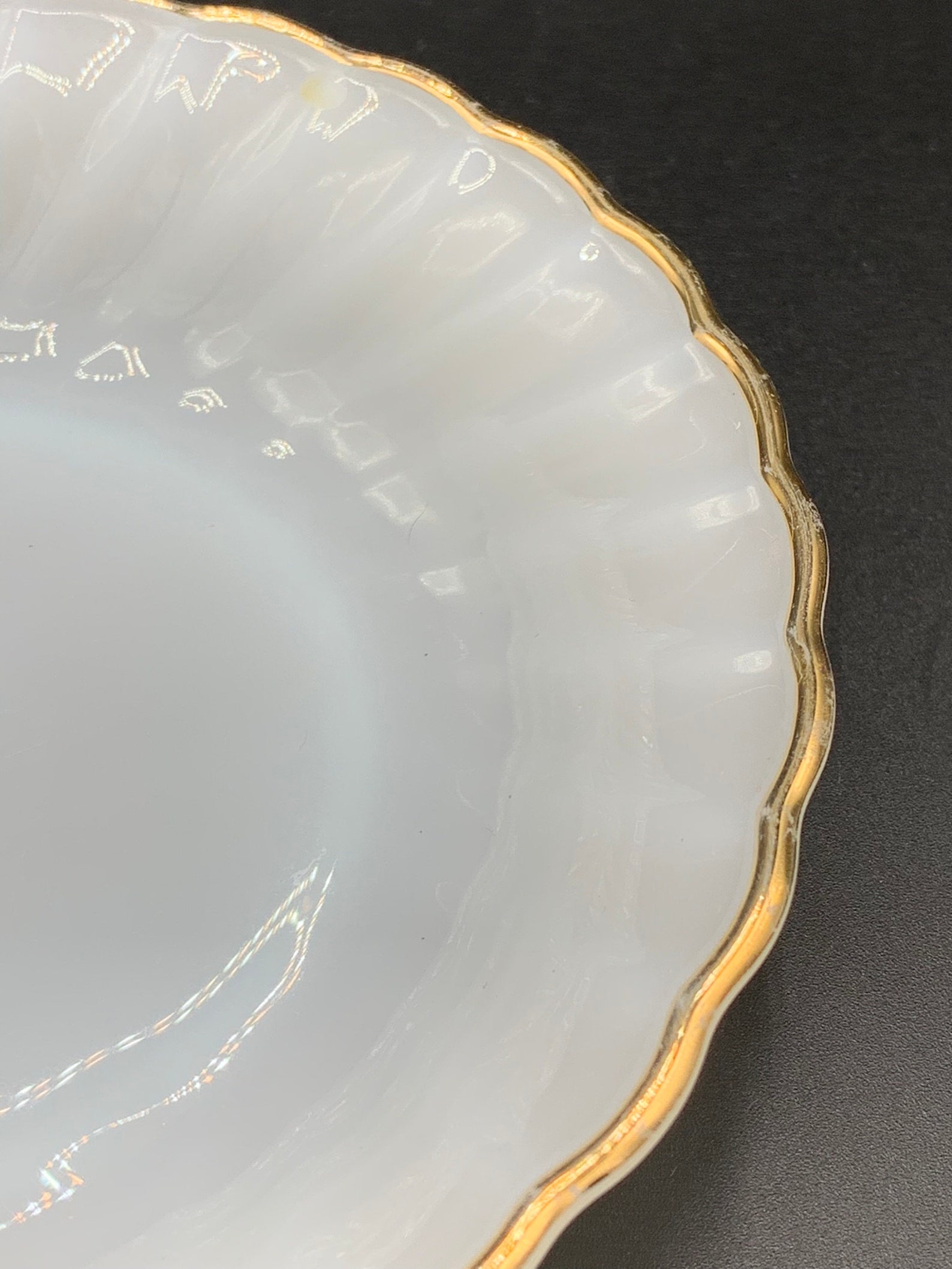 Anchor Hocking Bowls Scalloped Rim White Cereal Soup - Etsy