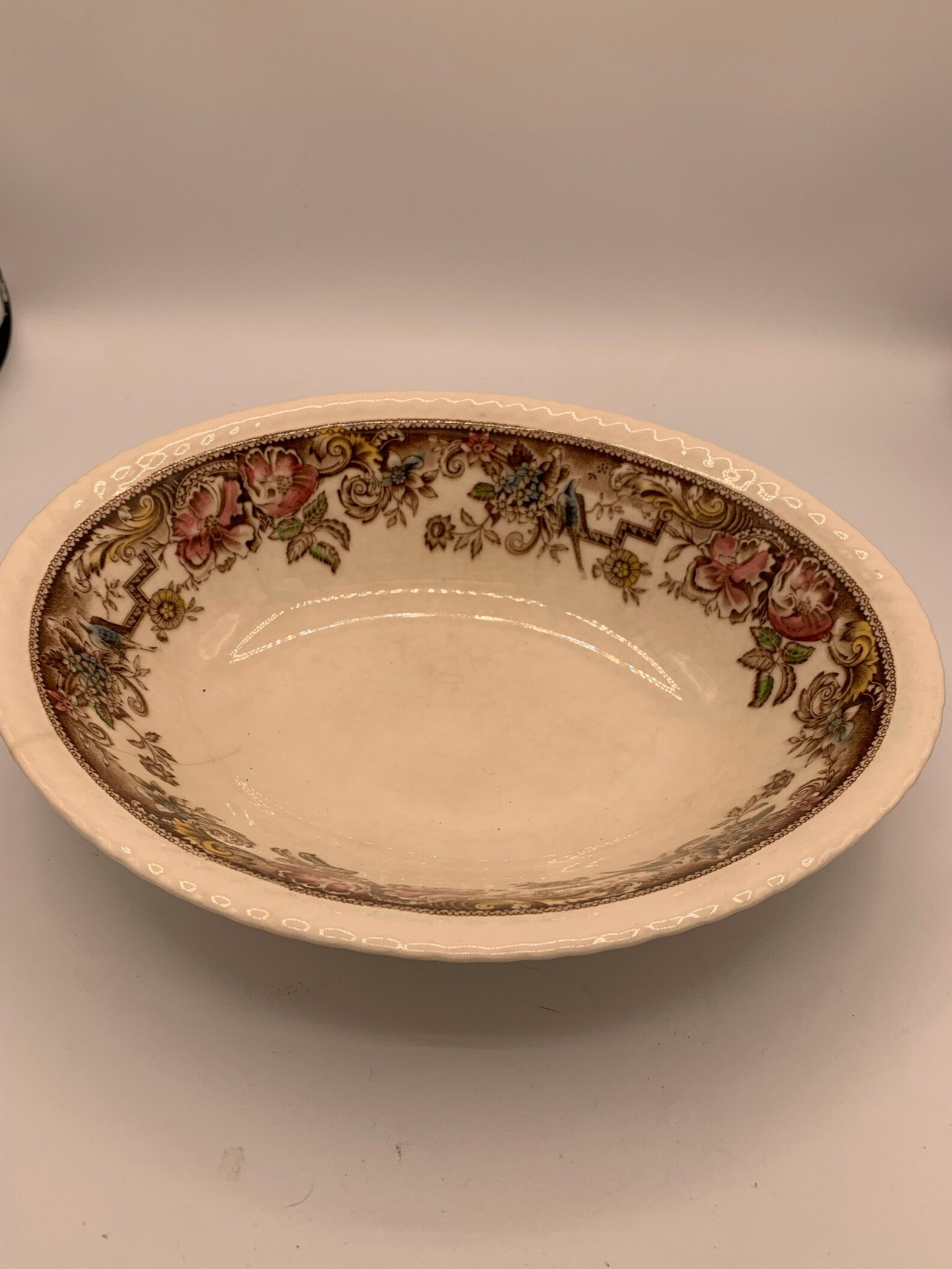 Vintage Johnson Brothers Devonshire Brown Multicolor Pattern - Etsy