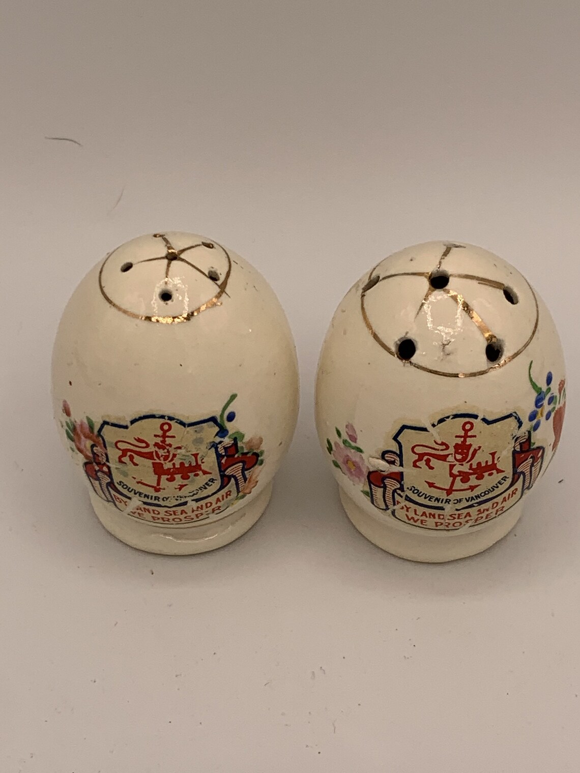 Vintage Egg Shaped Salt and Pepper Shakers - Vancouver - by Land Sea ...