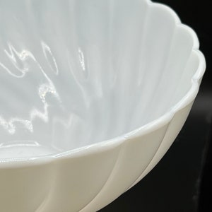 Vintage Milk Glass Bowl - Swirl Pattern - Such a Great Dish!! - Great ...