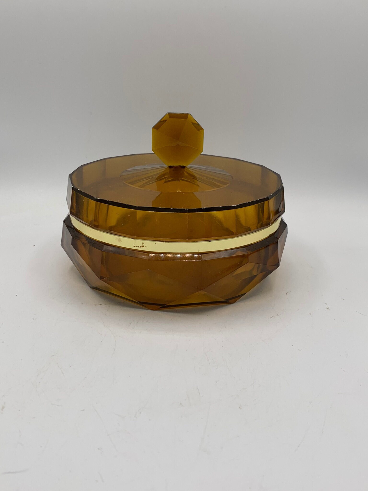 Vintage AVON Timeless Plastic Container Amber Such a Great | Etsy