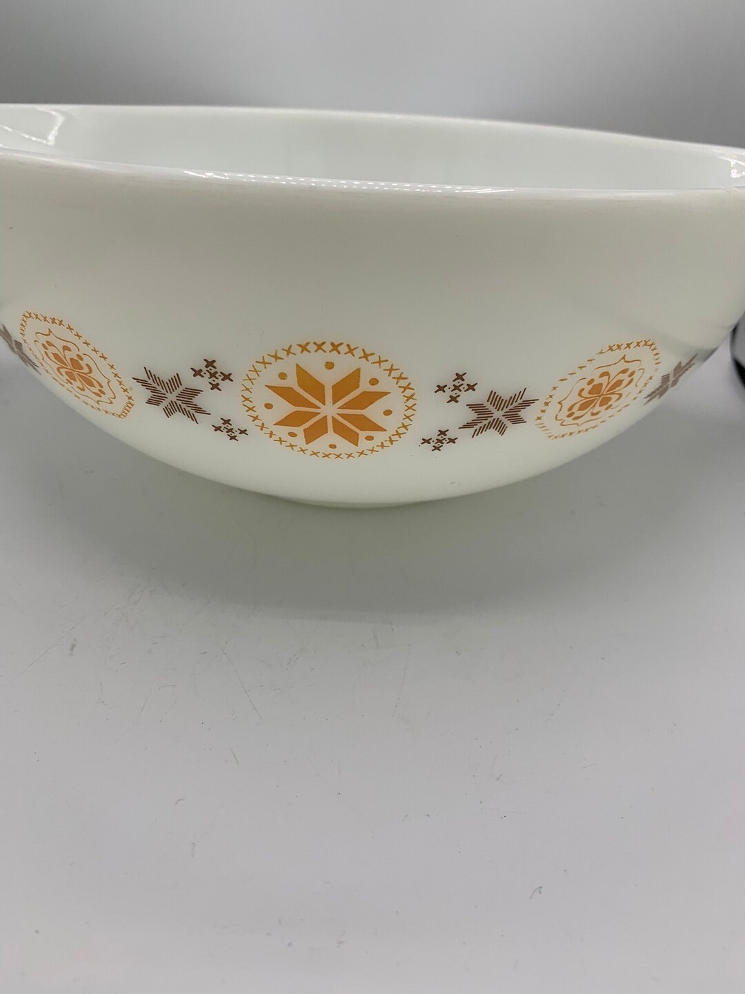 Vintage Pyrex Cinderella Bowl: Mid Century Town and Country Cross ...