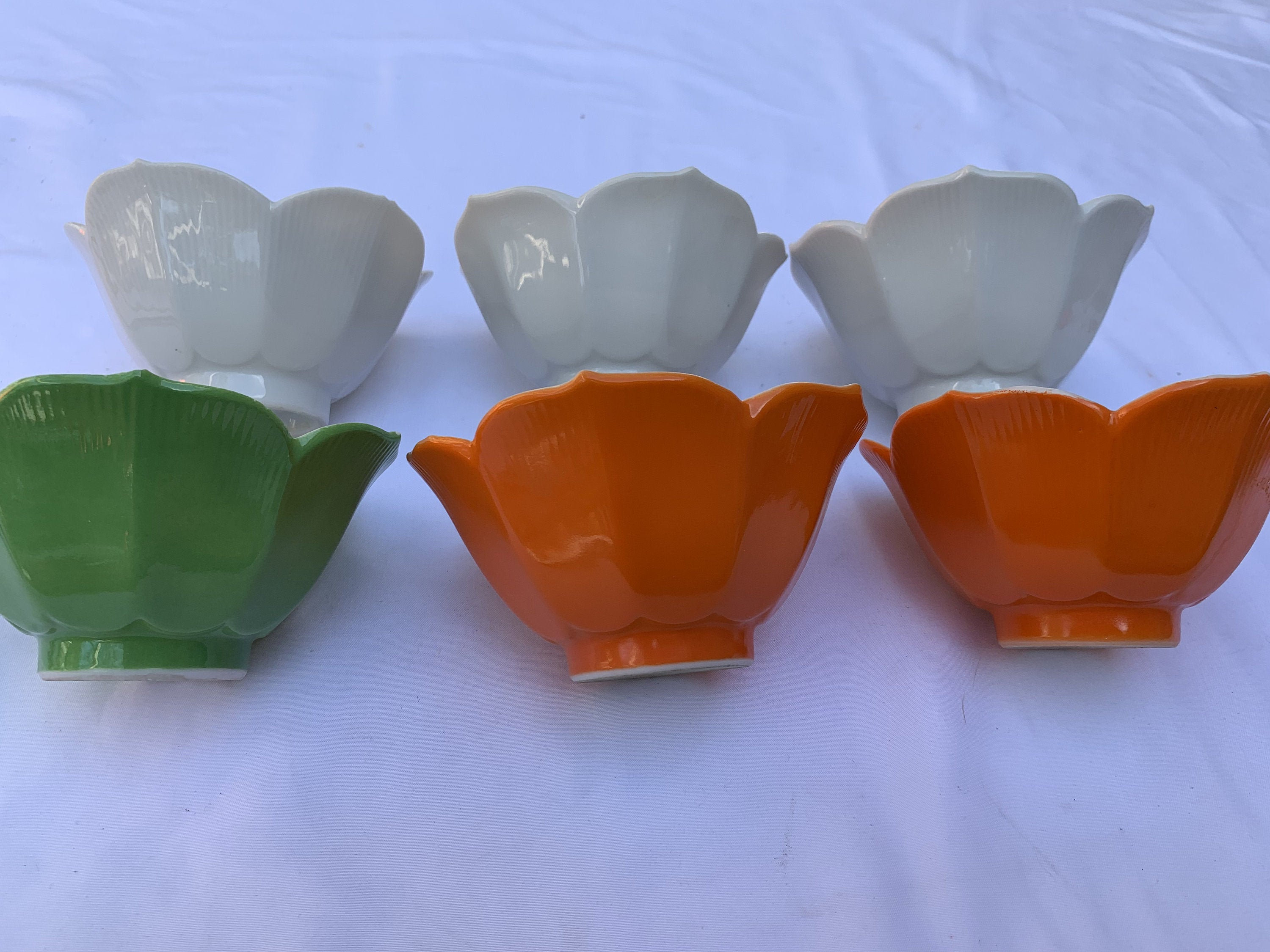 Vintage Set of Lotus Mid Century Bowls Japan MCM Ring Bowl | Etsy