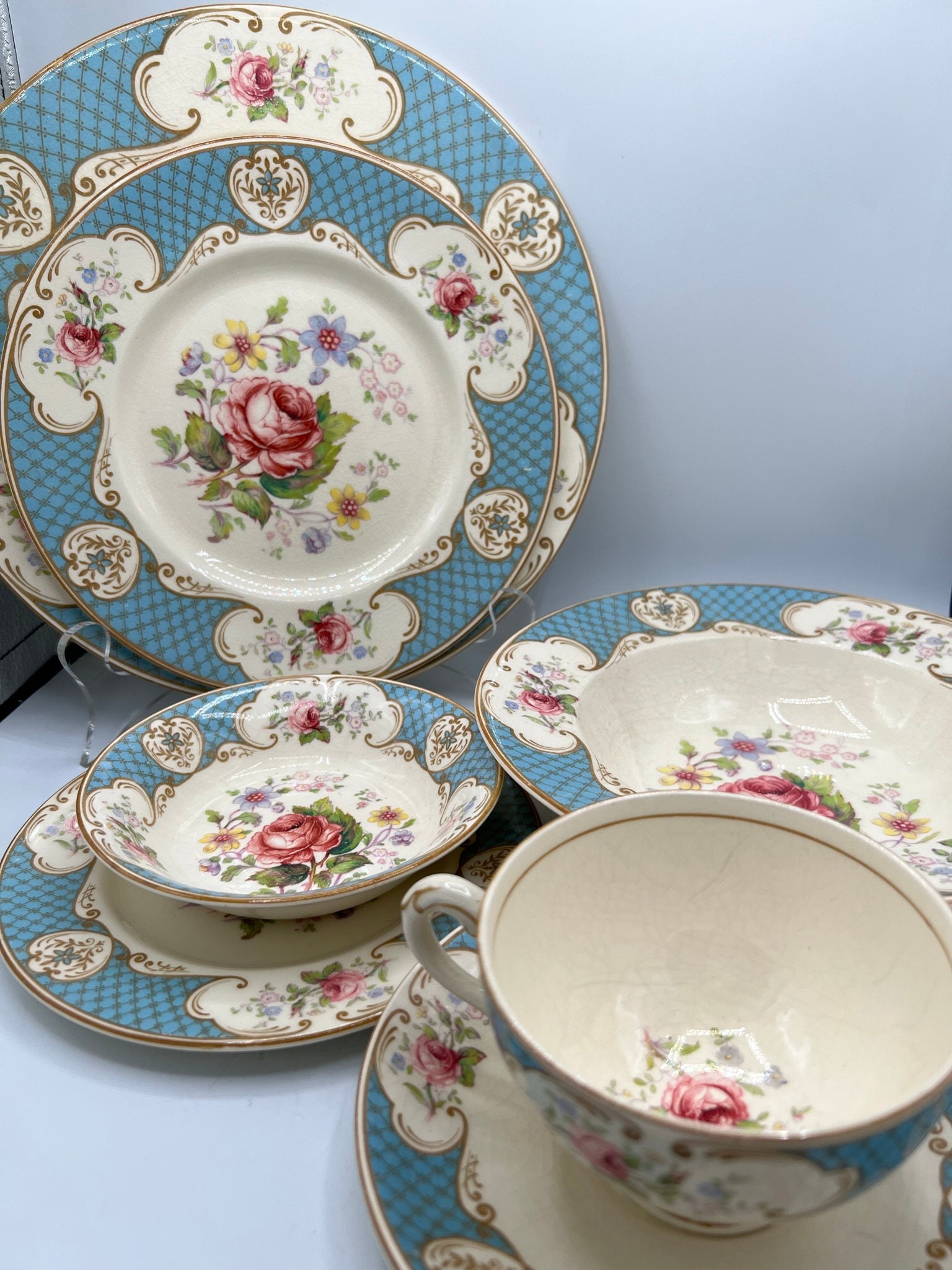 Staffordshire Rose - Etsy Staffordshire Rose - Etsy