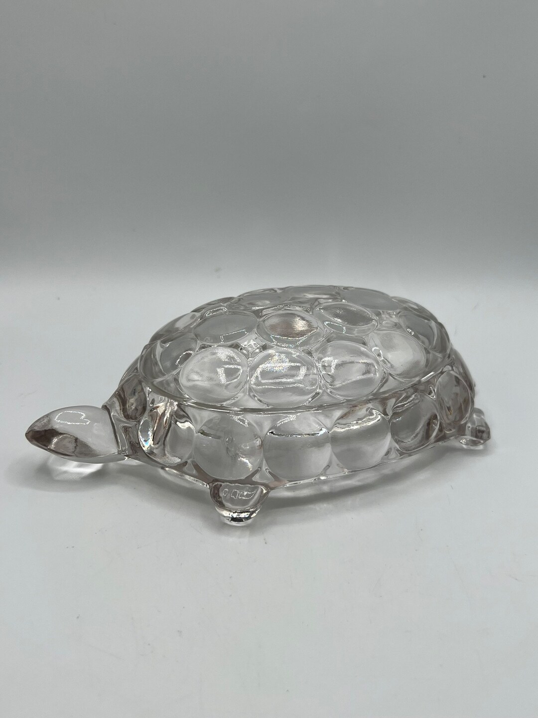 Vintage Clear Glass Turtle Lidded Dish so Fantastic Everyone Loves ...