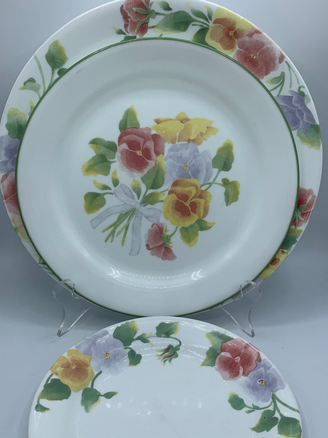 Vintage Corelle Summer Blush Dishes: Floral Pattern, Sold Separately - Etsy