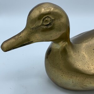 Vintage BRASS Duck - GREAT Details!! Heavy. Mid Century Fabulous!! - Etsy
