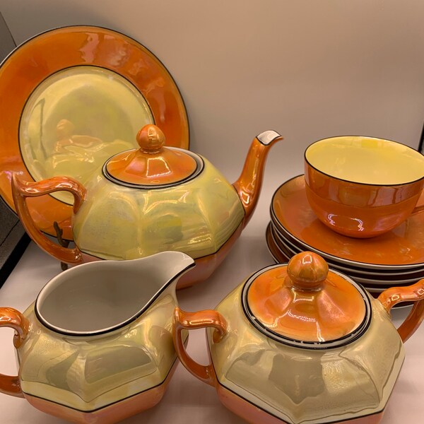 Art Deco Tea Set - Etsy