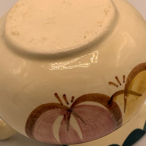 Puritan Slip Ware Pottery Apple & Pear Water Pitcher Vintage Mid ...