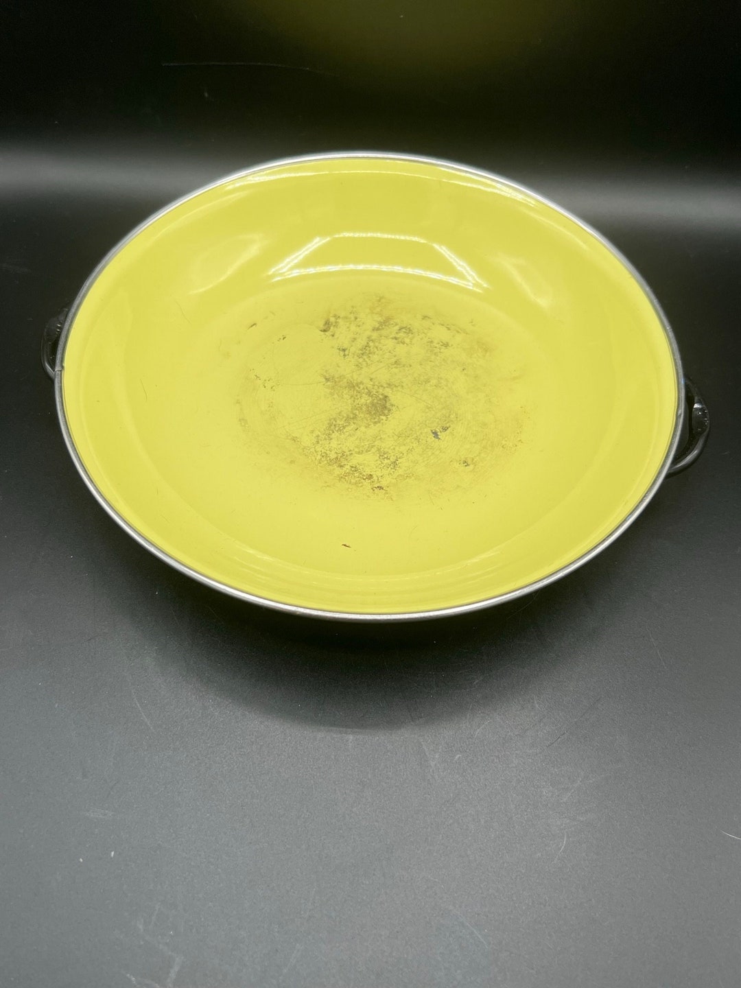 Vintage Yugoslavia EMO Celje Enamelware Skillet Sauté Pan 1970s ...