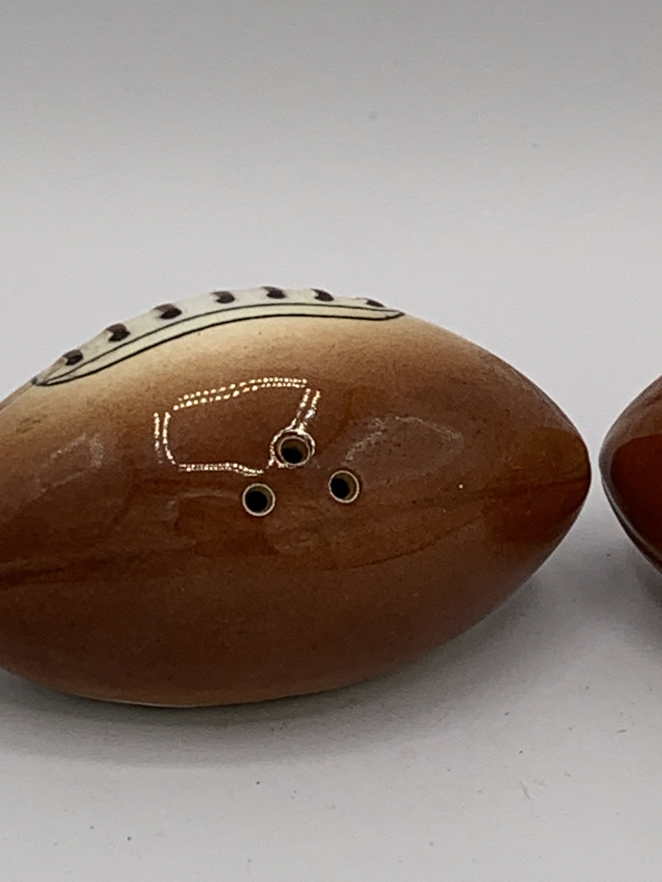 Vintage Salt and Pepper Shakers Football MUST HAVE for - Etsy UK