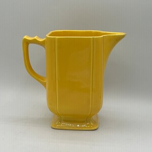 Vintage Homer Laughlin Riviera Yellow Open Batter Jug - Make Some ...