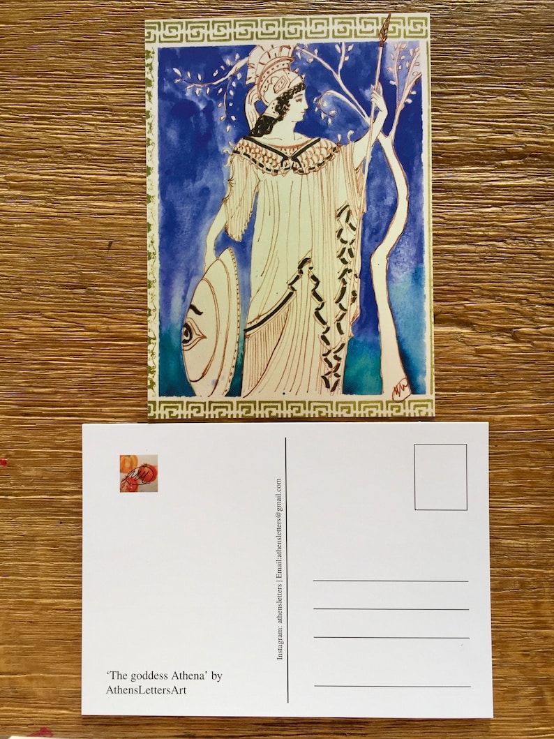 Postcard Set. Three Greek Mythology Postcards: Pegasus the Winged Horse ...