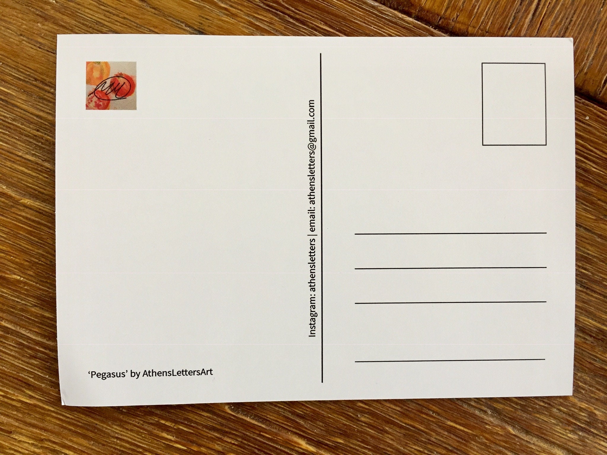 Postcard Set. Three Greek Mythology Postcards: Pegasus the Winged Horse ...