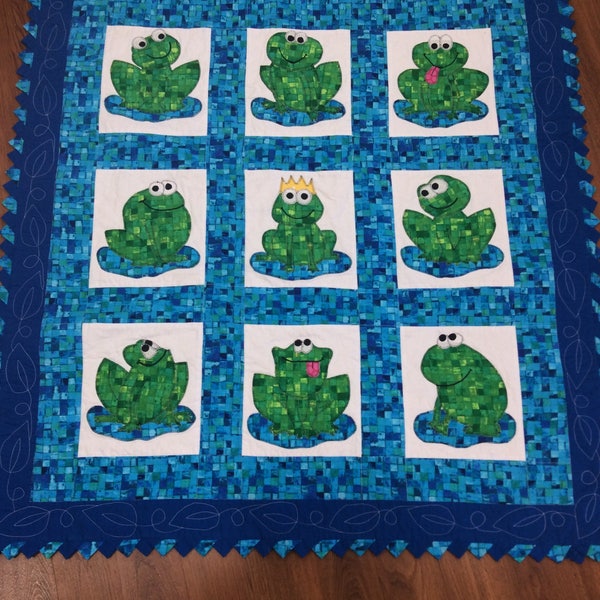 Frog Quilt Pattern - Etsy