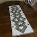 Interlocking Squares Table Runner Pattern — Instant Download (pattern ...