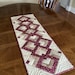 Interlocking Squares Table Runner Pattern — Instant Download (pattern ...