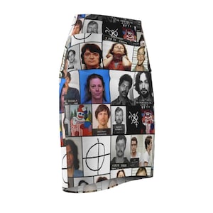 Serial Killers in Color Pencil Skirt - Etsy