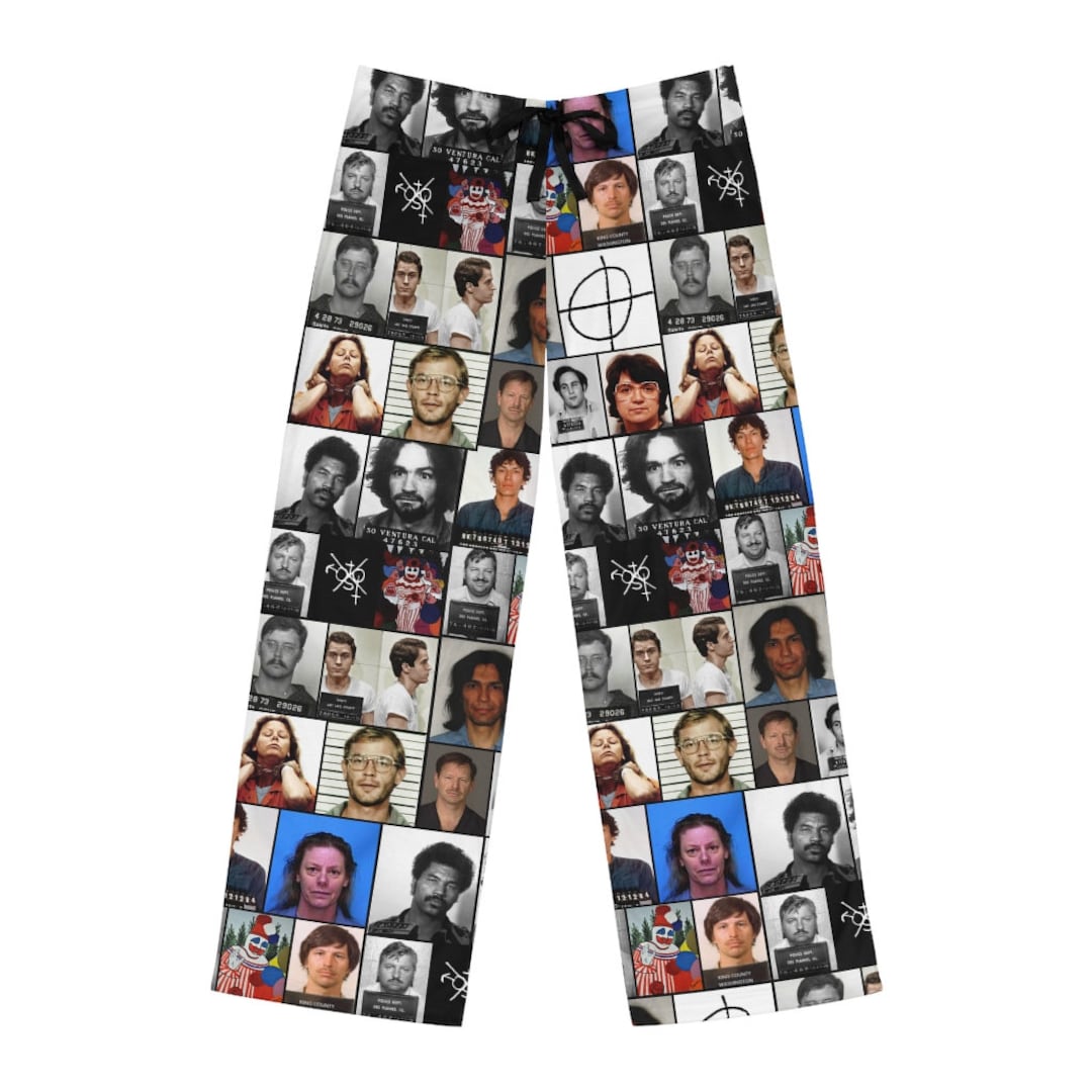 Men's Serial Killer Pajama Pants - Etsy