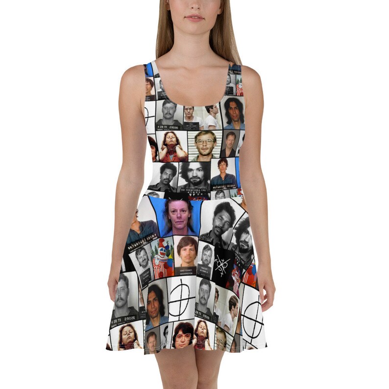 Serial Killers in Color Skater Dress - Etsy