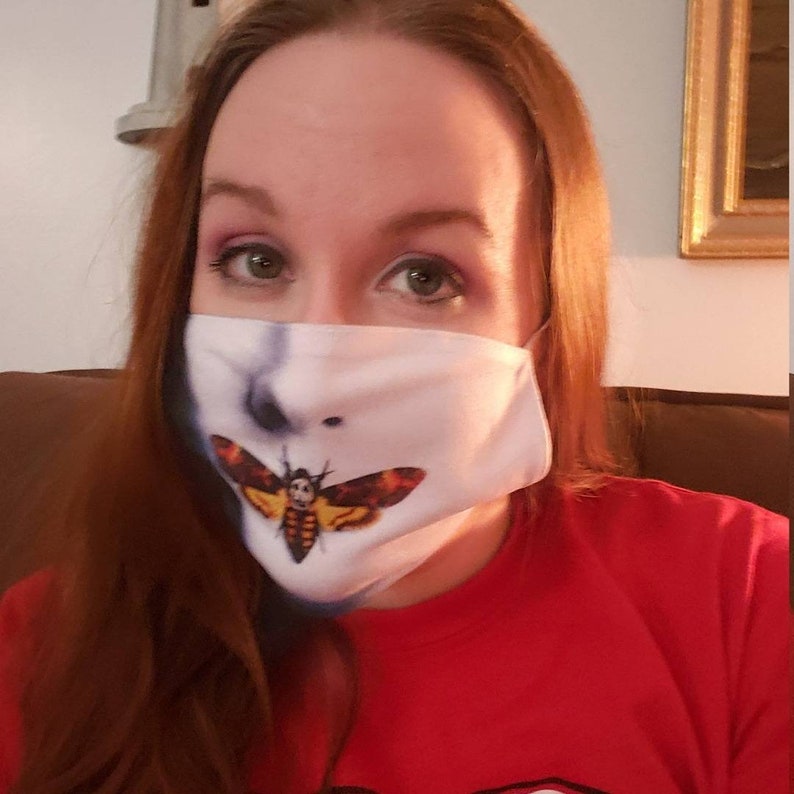 Silent Moth Fabric Face Mask | Etsy