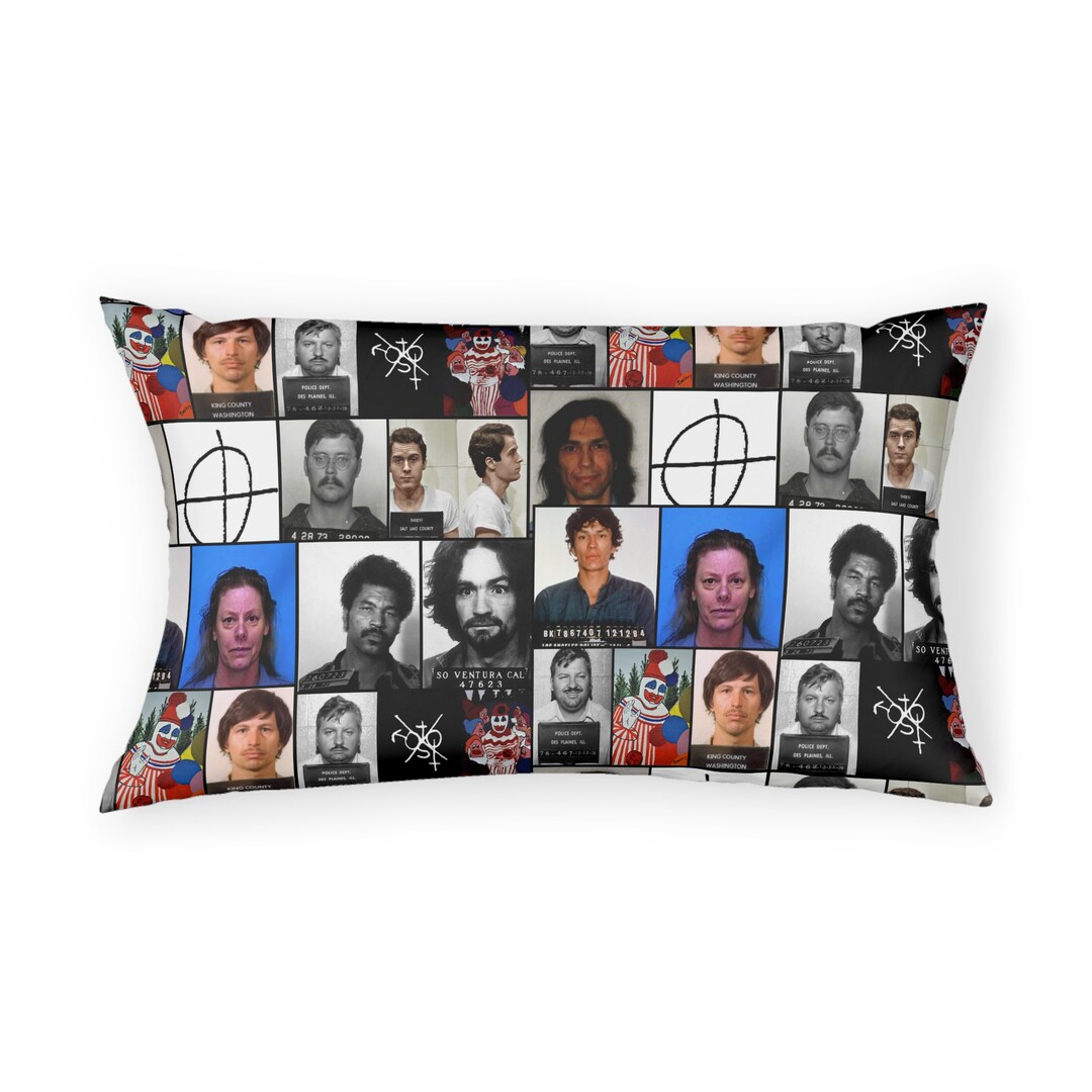 Serial Killers in Color Pillow Sham - Etsy