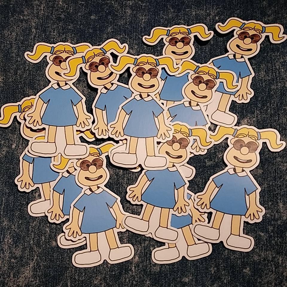 Penny Cartoon Sticker | Etsy