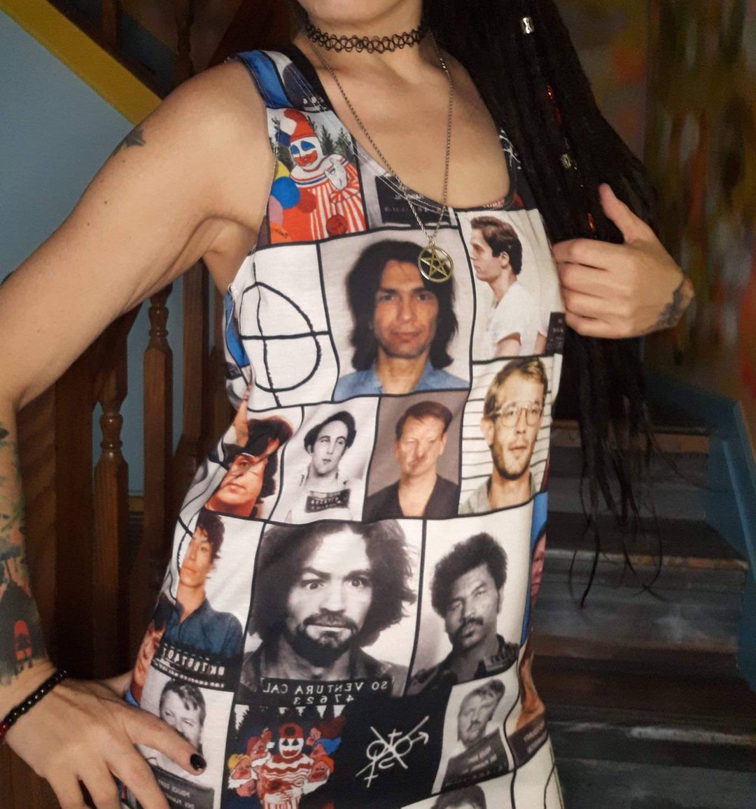 Serial Killer in Color Racerback Dress - Etsy