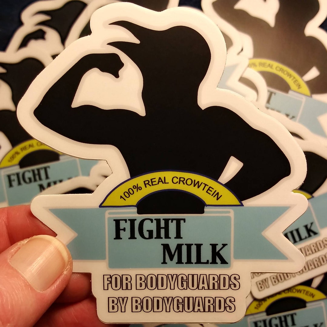 Fight Milk Sticker - Etsy