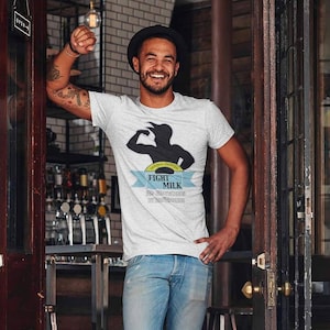 Fight Milk Short Sleeve Tee - Etsy