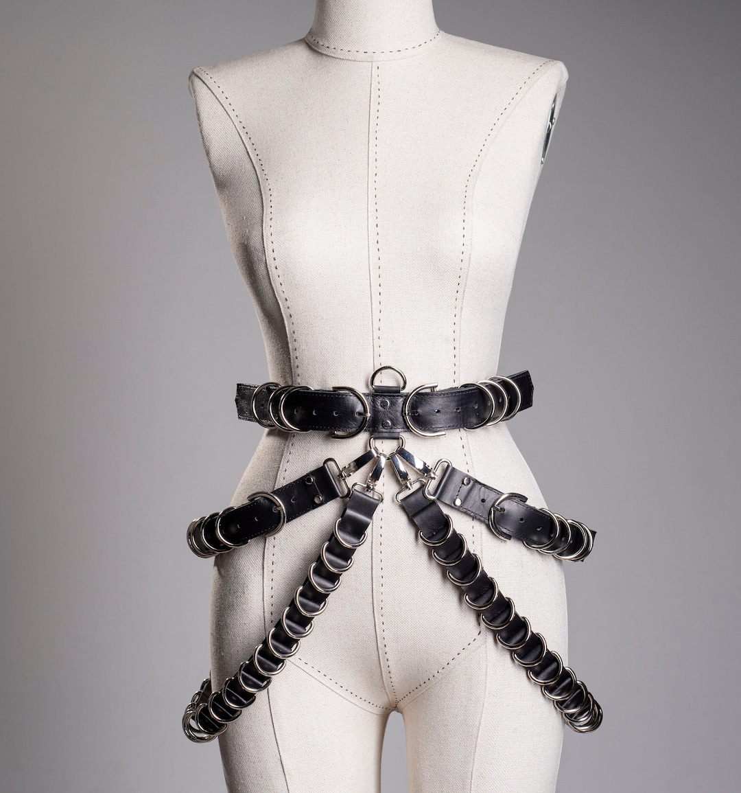 Leather Harness Belt, Brace Harness Effect, A Belt That Can Be Worn in ...